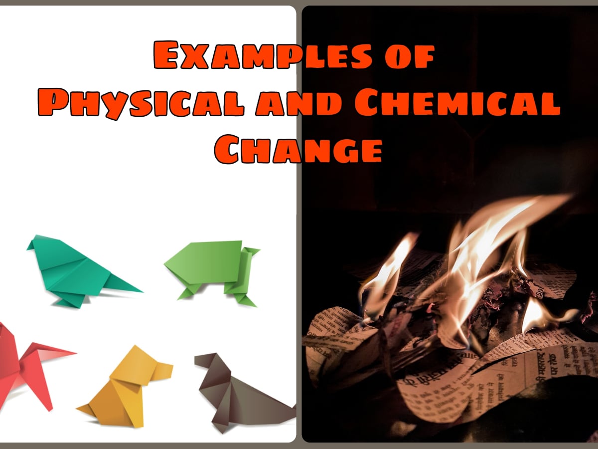 Physical And Chemical Changes Chart