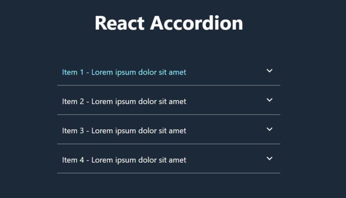 How To Create An Animated Accordion With React Js Owlcation