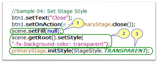 JavaFx Stage Styles Owlcation