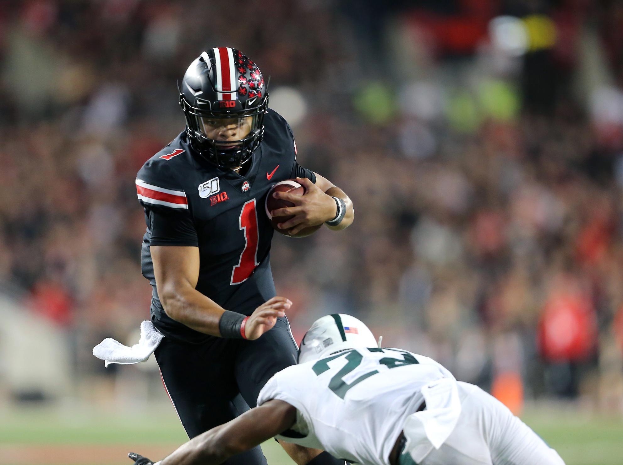 Justin Fields Overcomes First Adversity in Ohio State Victory