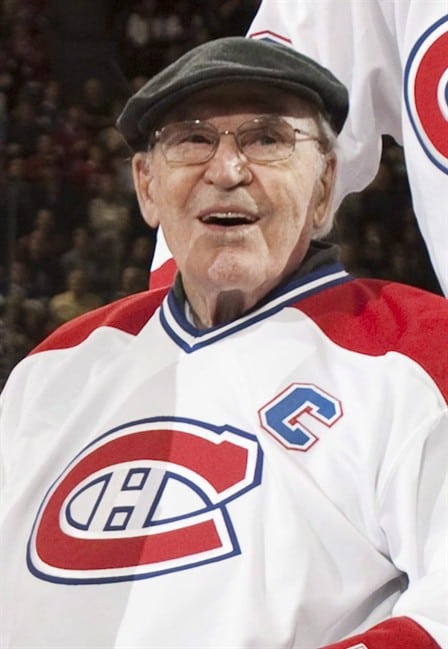 Former Montreal Canadiens captain Emile (Butch) Bouchard dies at 92