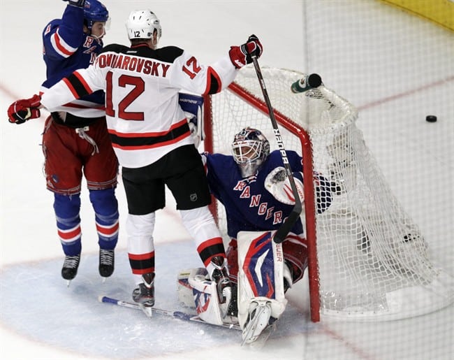 Devils and Rangers delivering on what everyone expected: a tight, hard ...