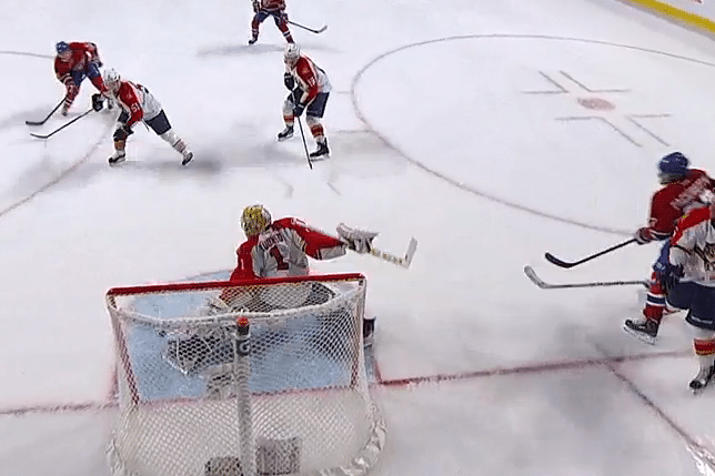 Roberto Luongo lunges across crease, robs Brendan Gallagher with great ...