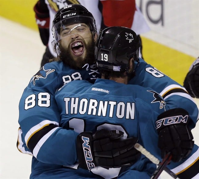 Moving Brent Burns to forward is working out swimmingly for Sharks