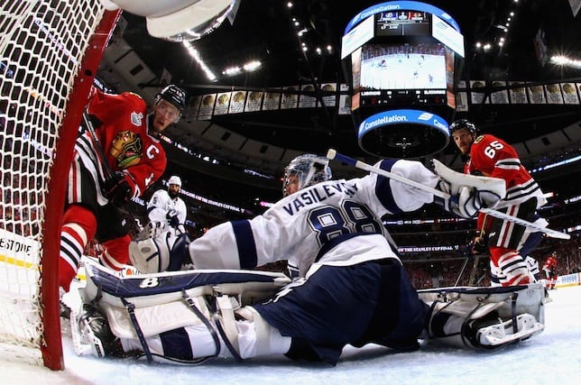 Take one guess who scored first for Chicago in Game 4. (Hint: rhymes ...