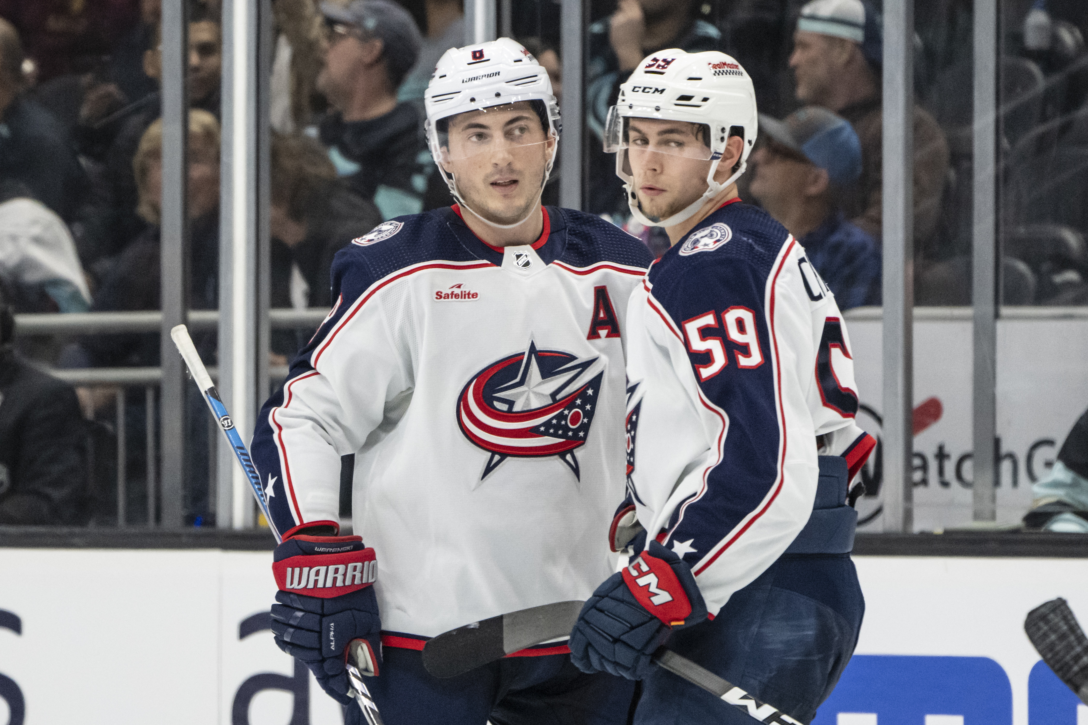 Columbus Defenseman Zach Werenski - "We're working at it, we're ...
