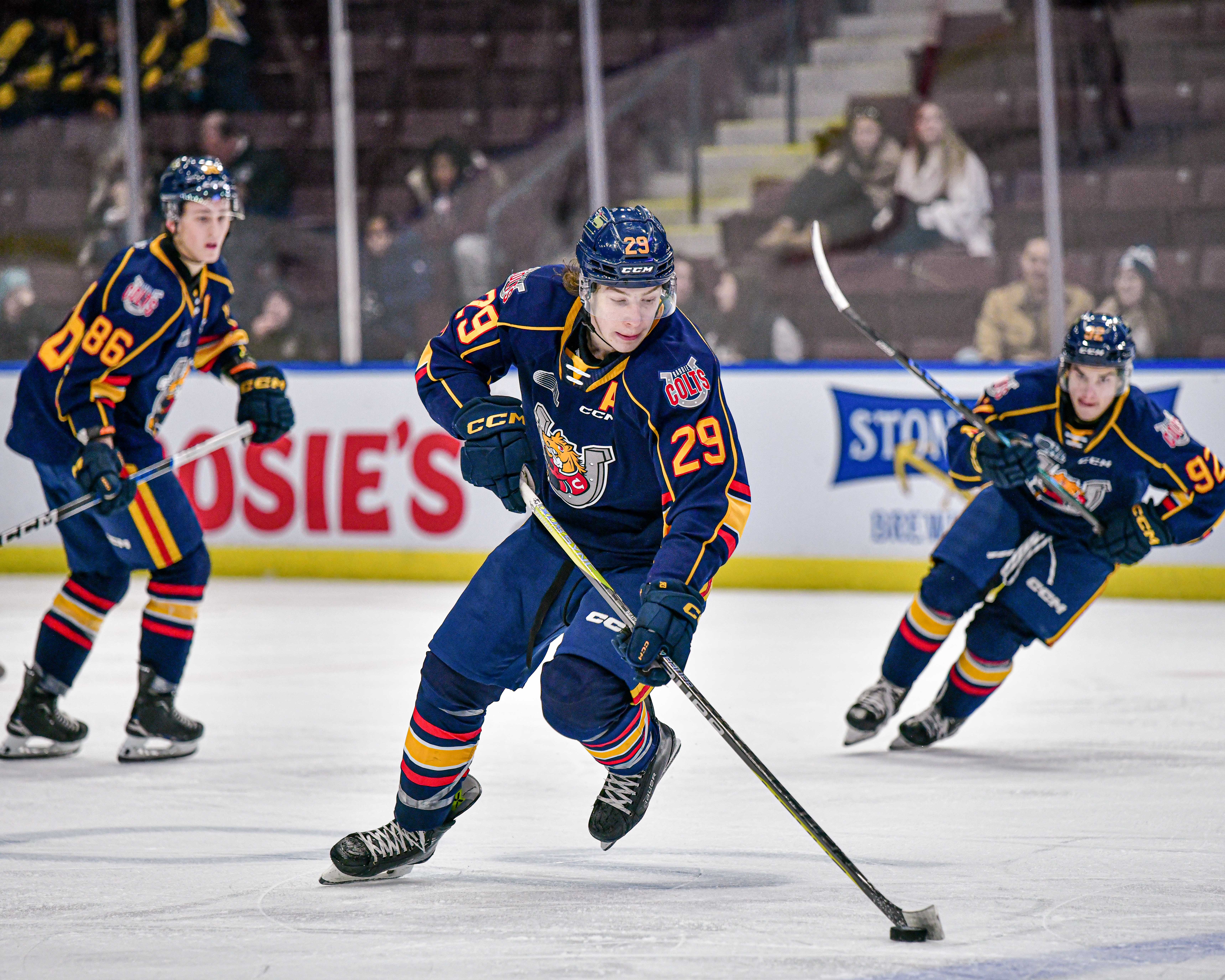 Barrie Colts Centre Cole Beaudoin Extends his Point Streak to Sixteen ...