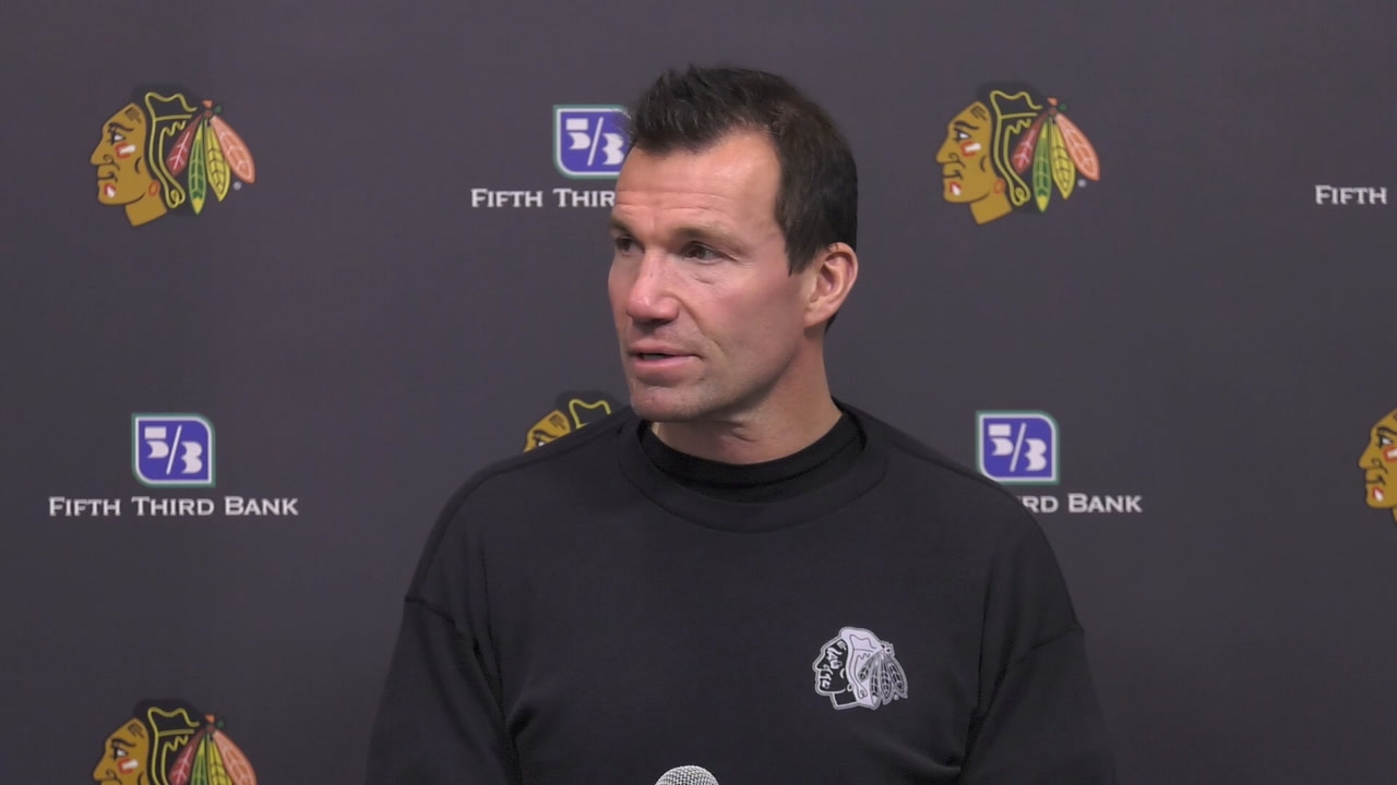 Blackhawk Coach Luke Richardson Follows Through With More "Heat" in ...