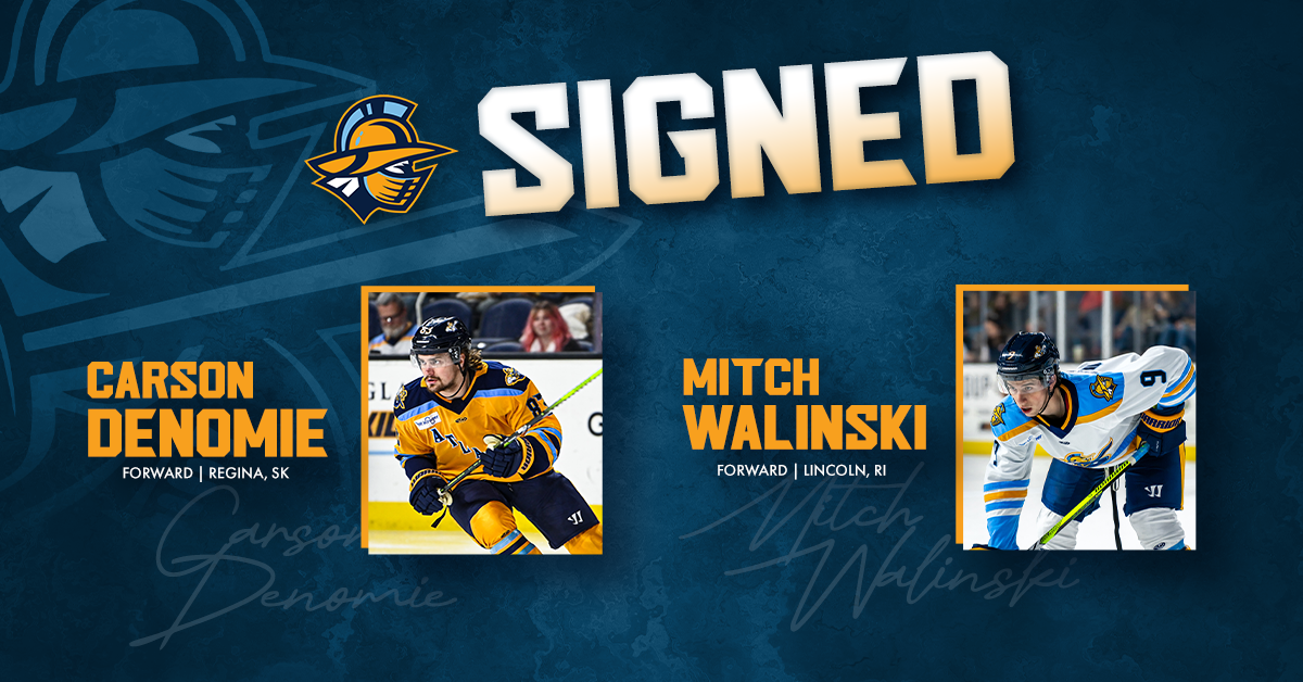 Denomie, Walinski Re-Sign with Gladiators