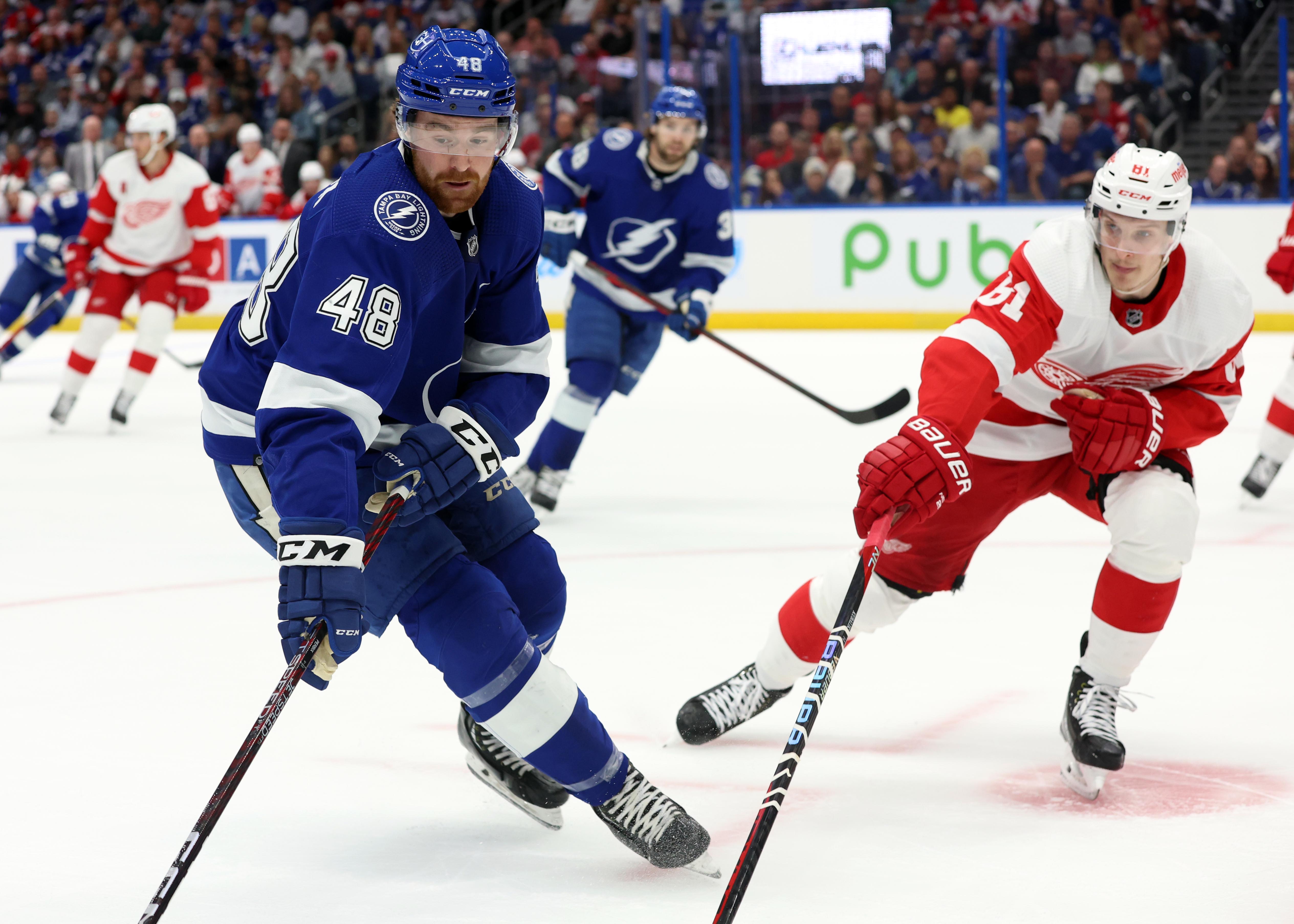 Tampa Bay Lightning vs. Detroit Red Wings Preview & Line Predictions