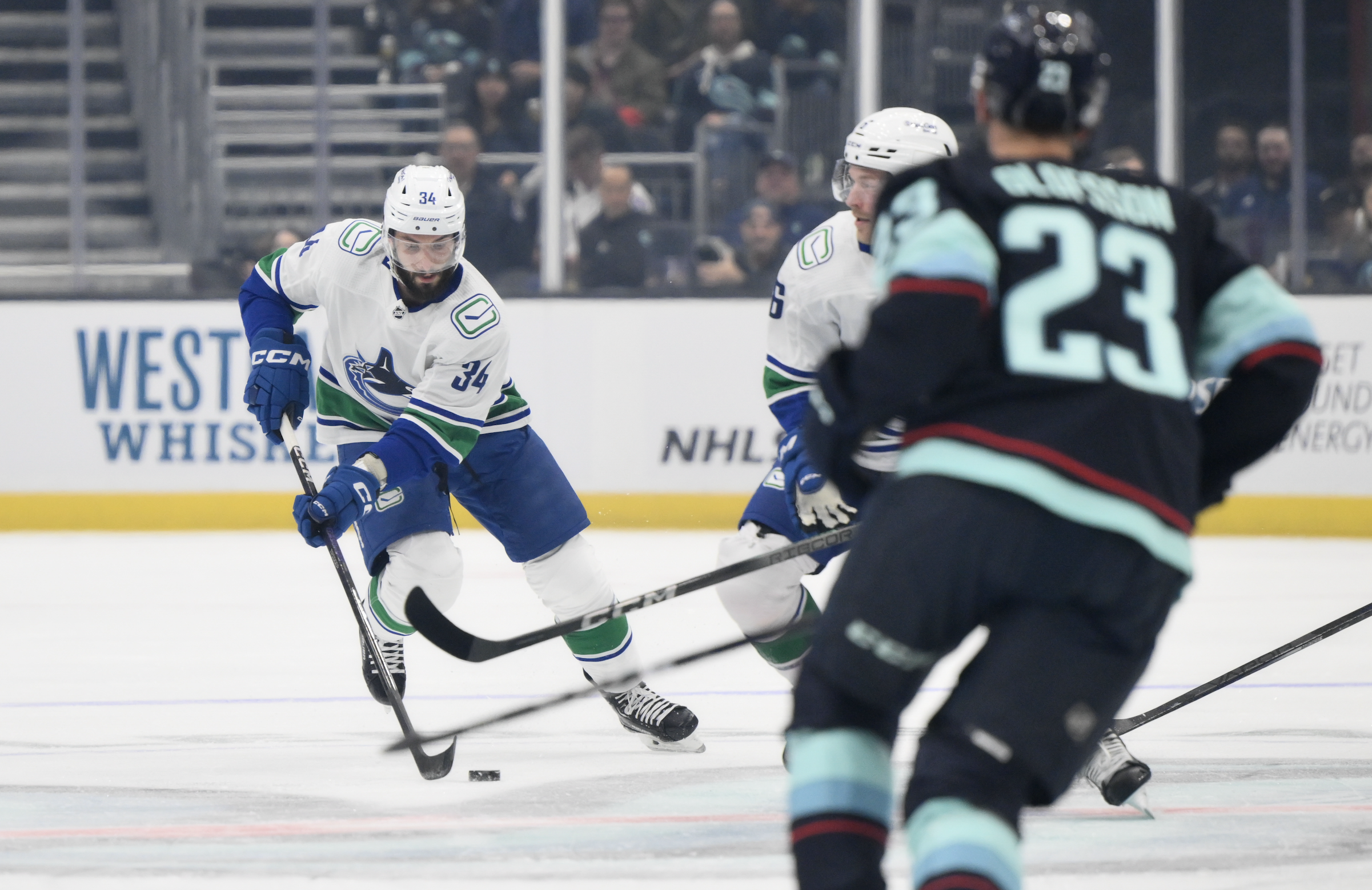 Tracking Canucks statistics with NHL Edge