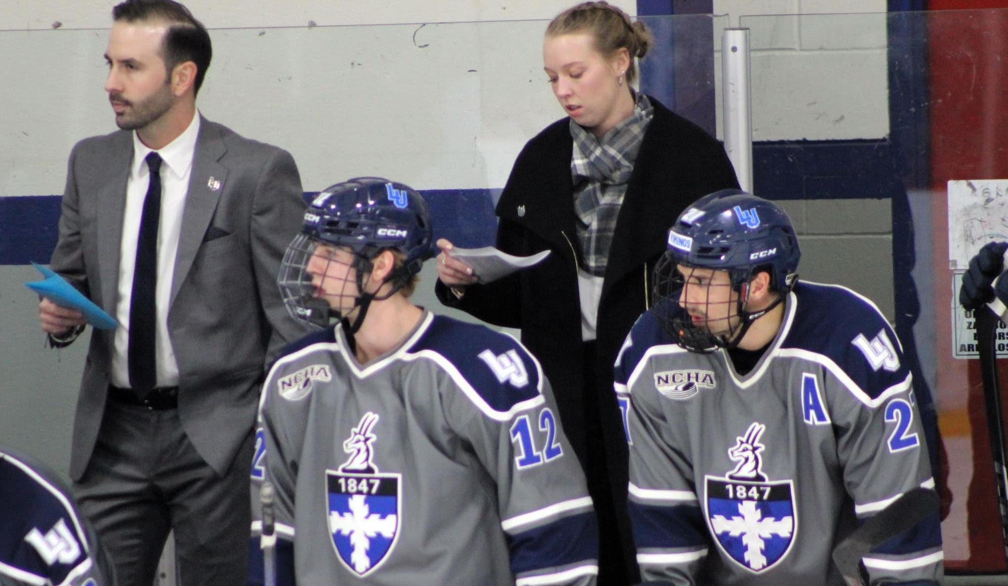 Meet The Newest Woman Behind An NCAA Men's Hockey Bench: Julia Dessart