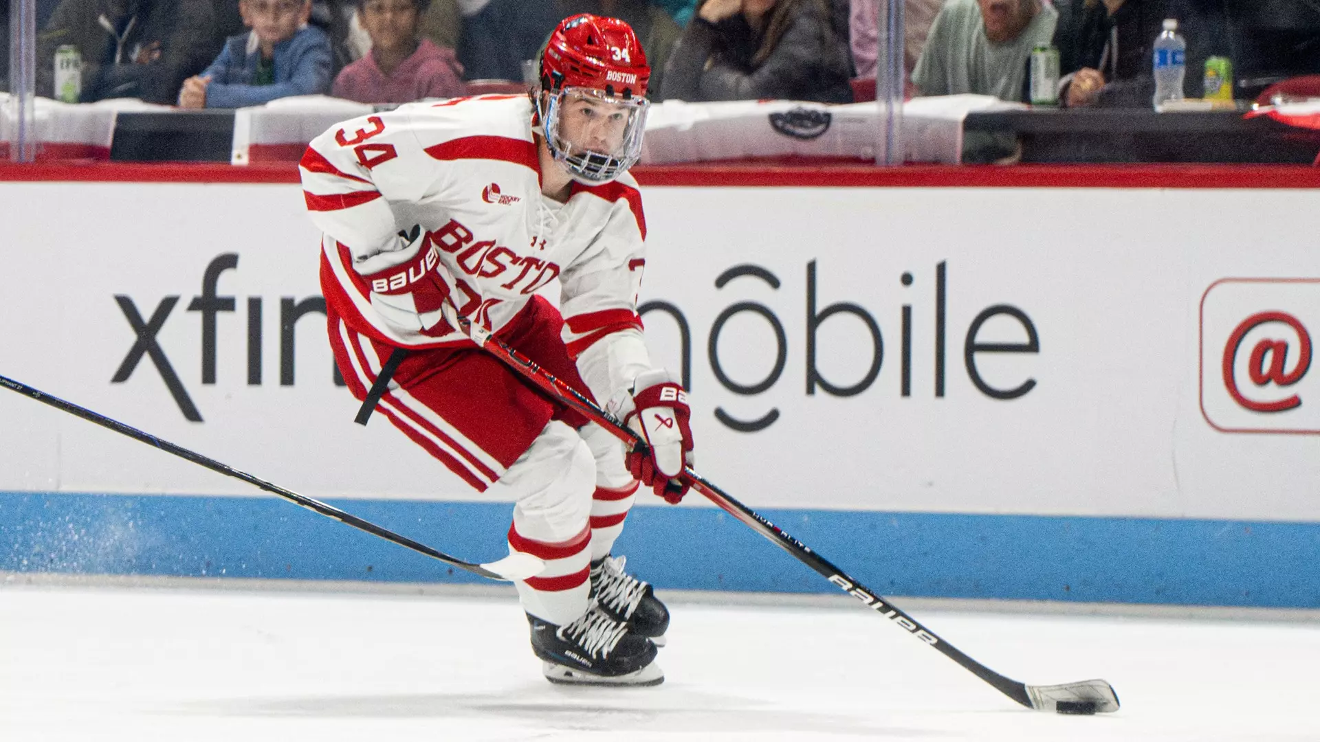 Cole Eiserman Among Hockey East Monthly Honors