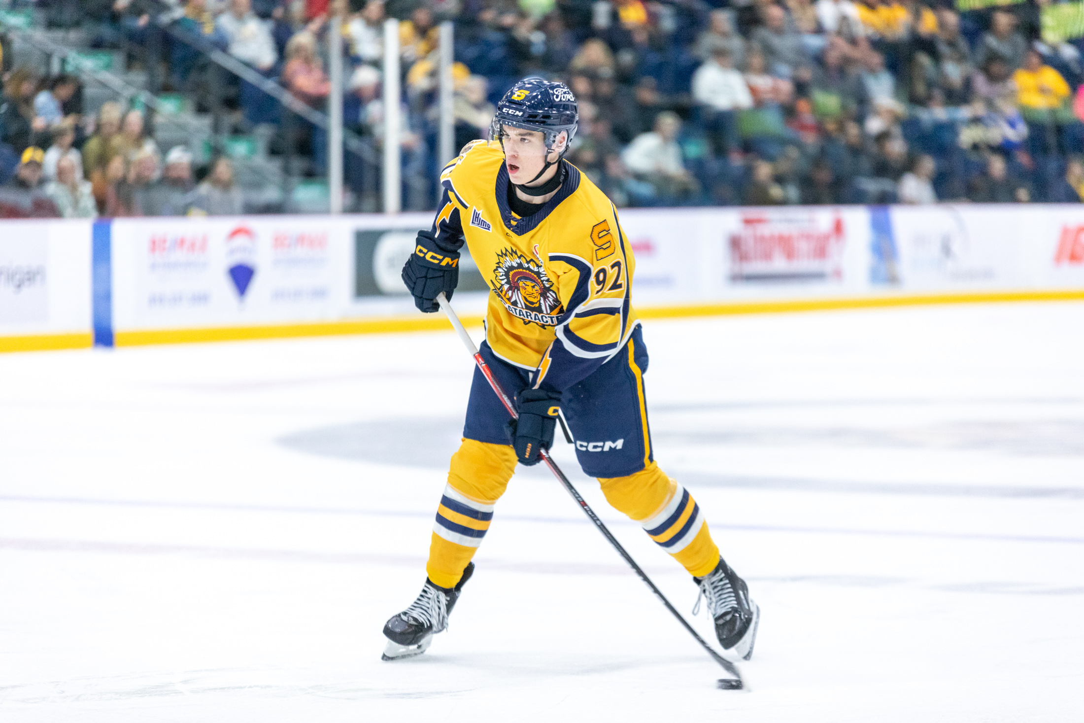 Flames First Rounder Gridin Scores Three, Helping Shawinigan Win (2024 ...