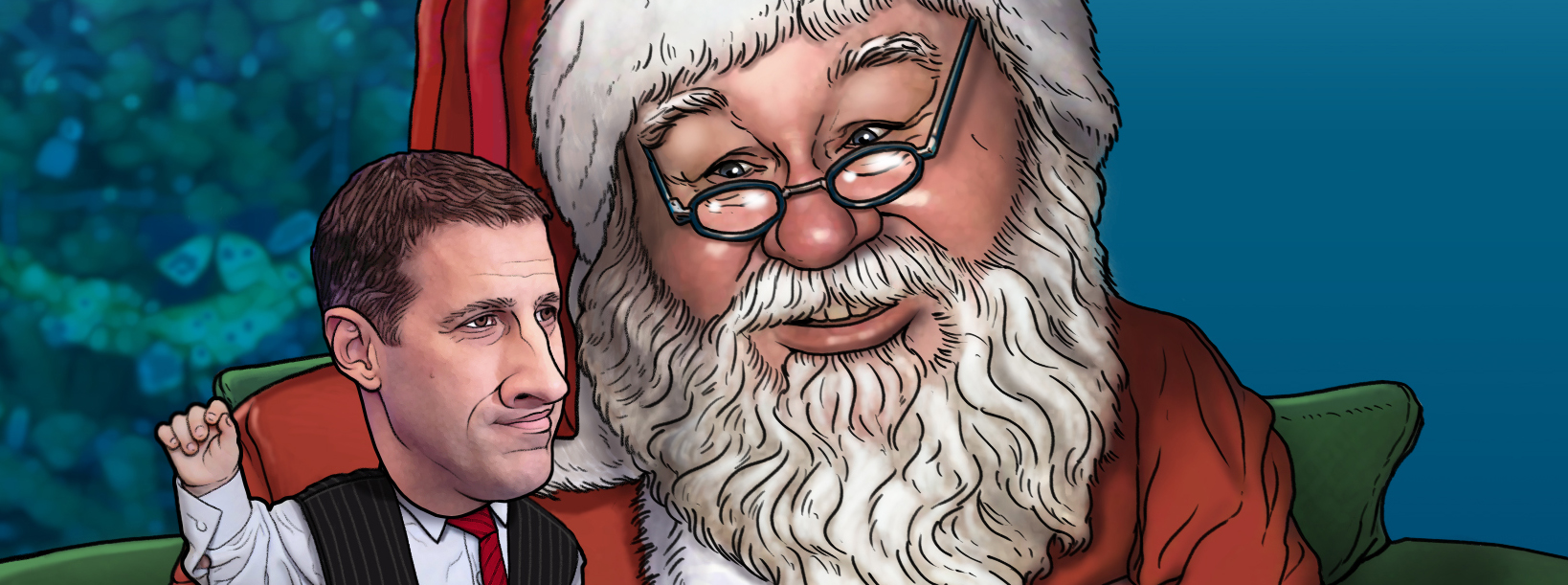 Washington Capitals GM, Chris Patrick, Has His Visit With Santa - 31