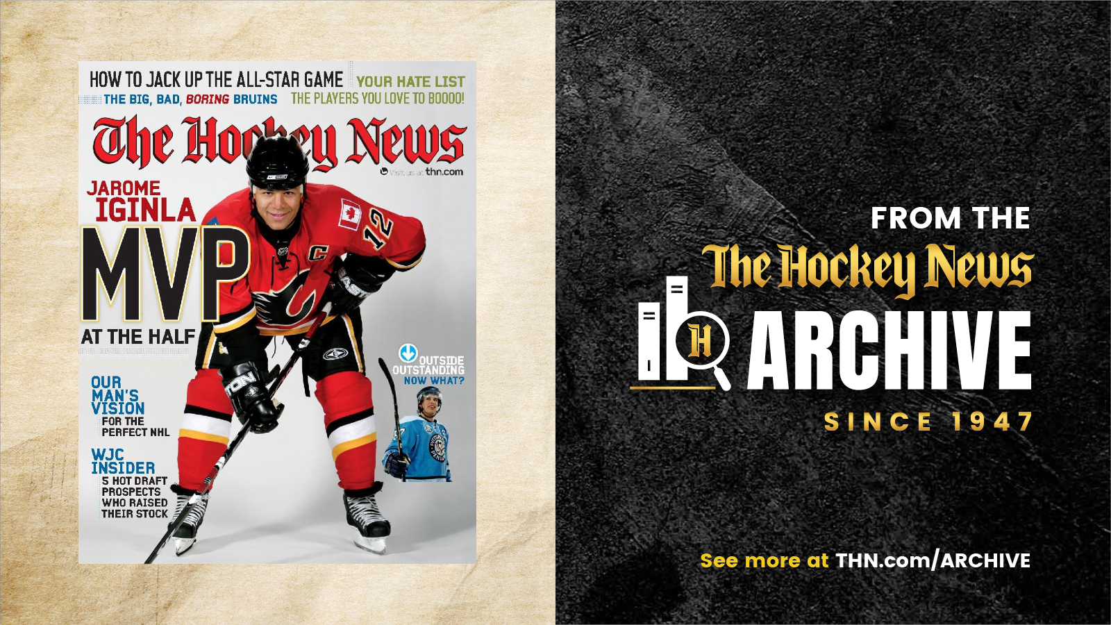 Halfway Through 2007-08 Season, Flames Star Iginla Was THN's Choice For ...