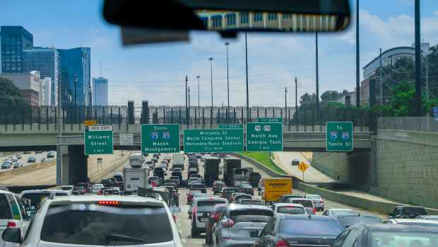 Dreary Atlanta Traffic Jam Gets a Jolt of Fun With One Driver’s ...
