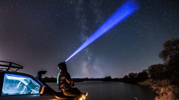 Couple Captures Mysterious Blue Light In Sky That Looks an Awful Lot ...