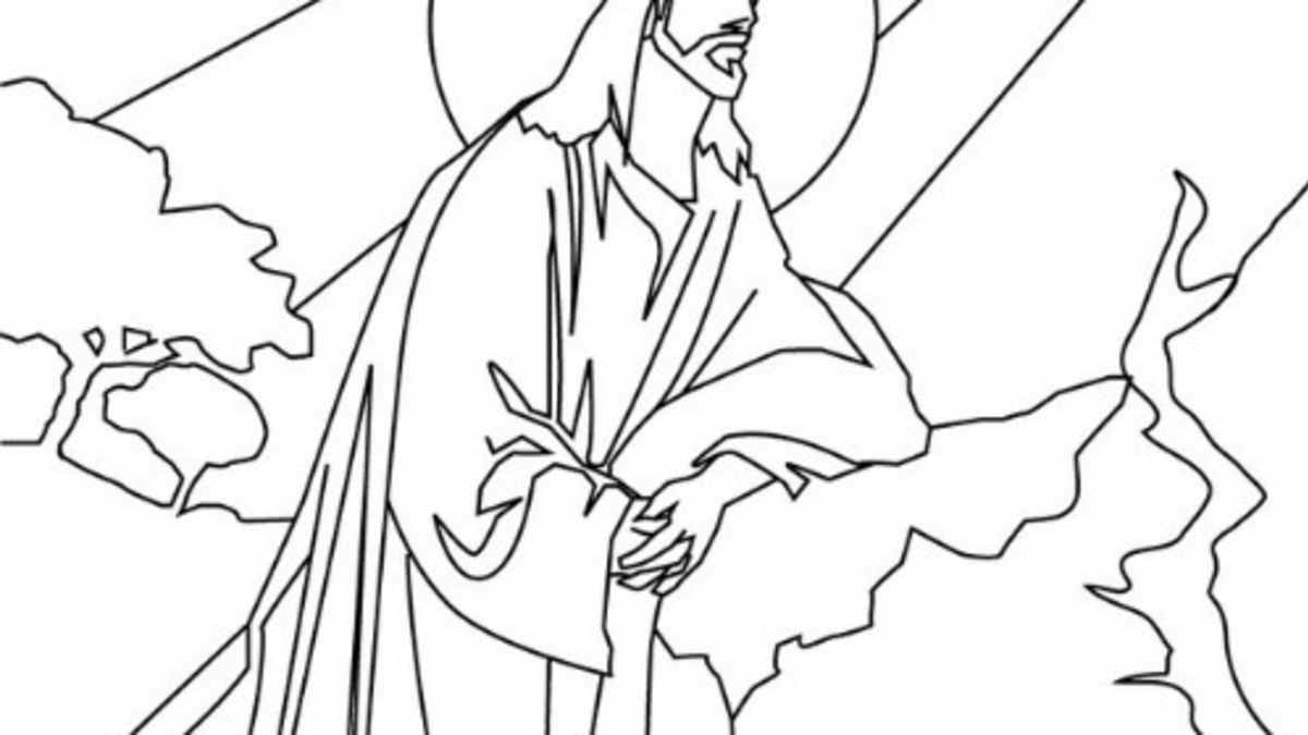 golgotha coloring pages