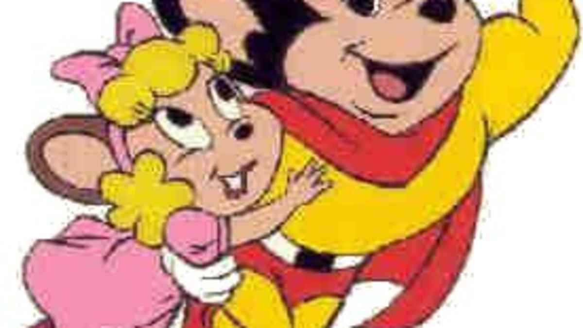 Mighty Mouse Snorting Cocaine