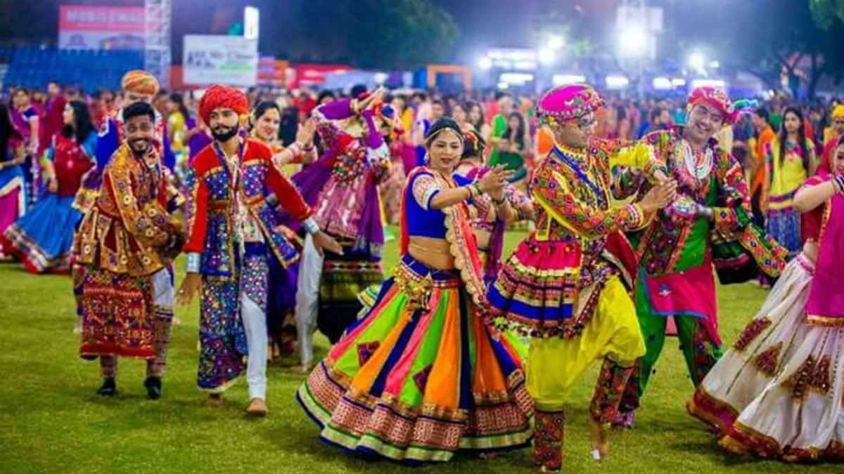 garba circle dance steps