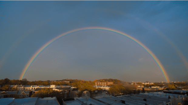 New Yorkers Spot Gorgeous Double Rainbow Over City on 9/11 22nd ...