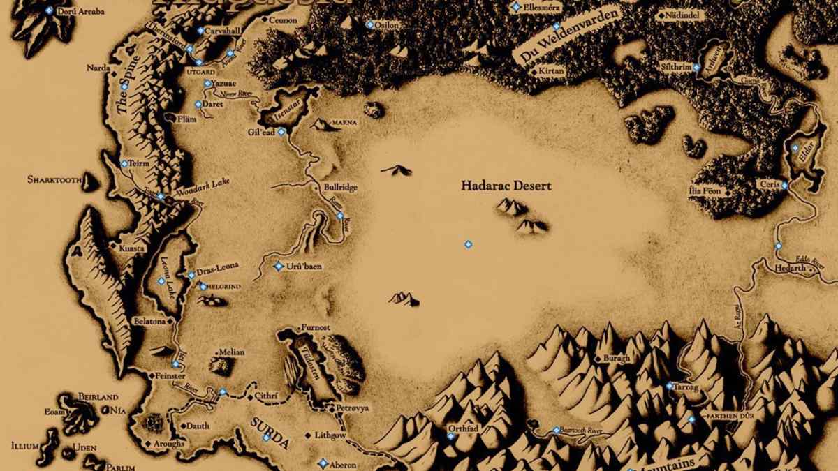 Fantasy World Map