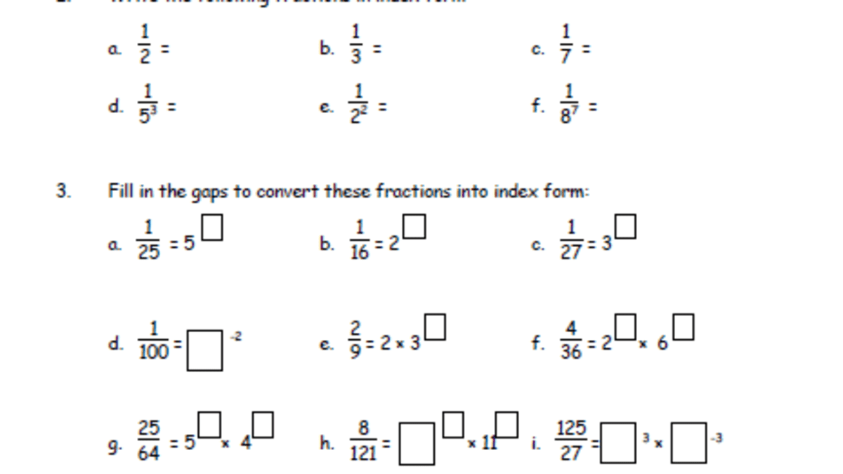Equations With Fractions Worksheet