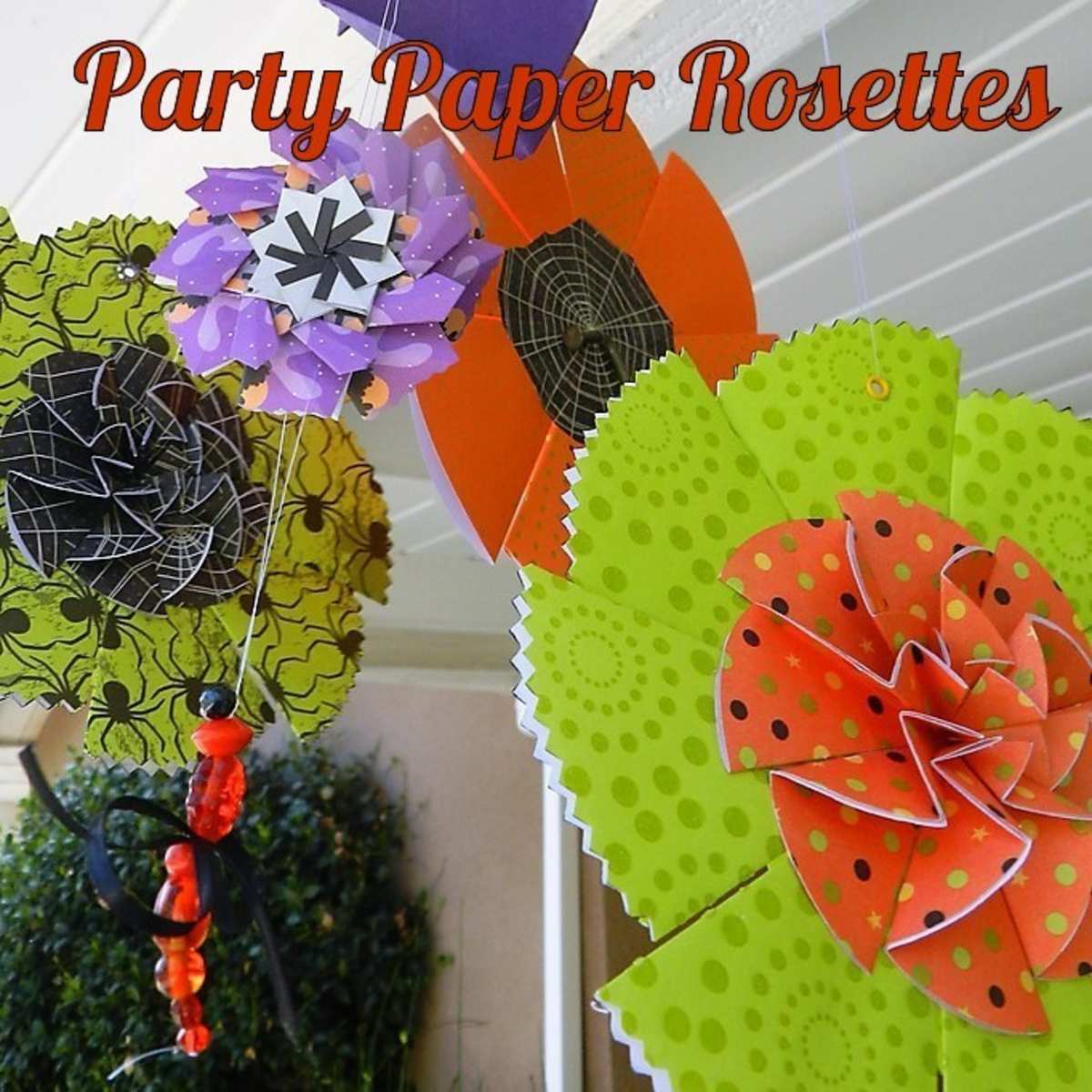 How To Make Paper Rosette Flower Tutorial | Best Flower Site