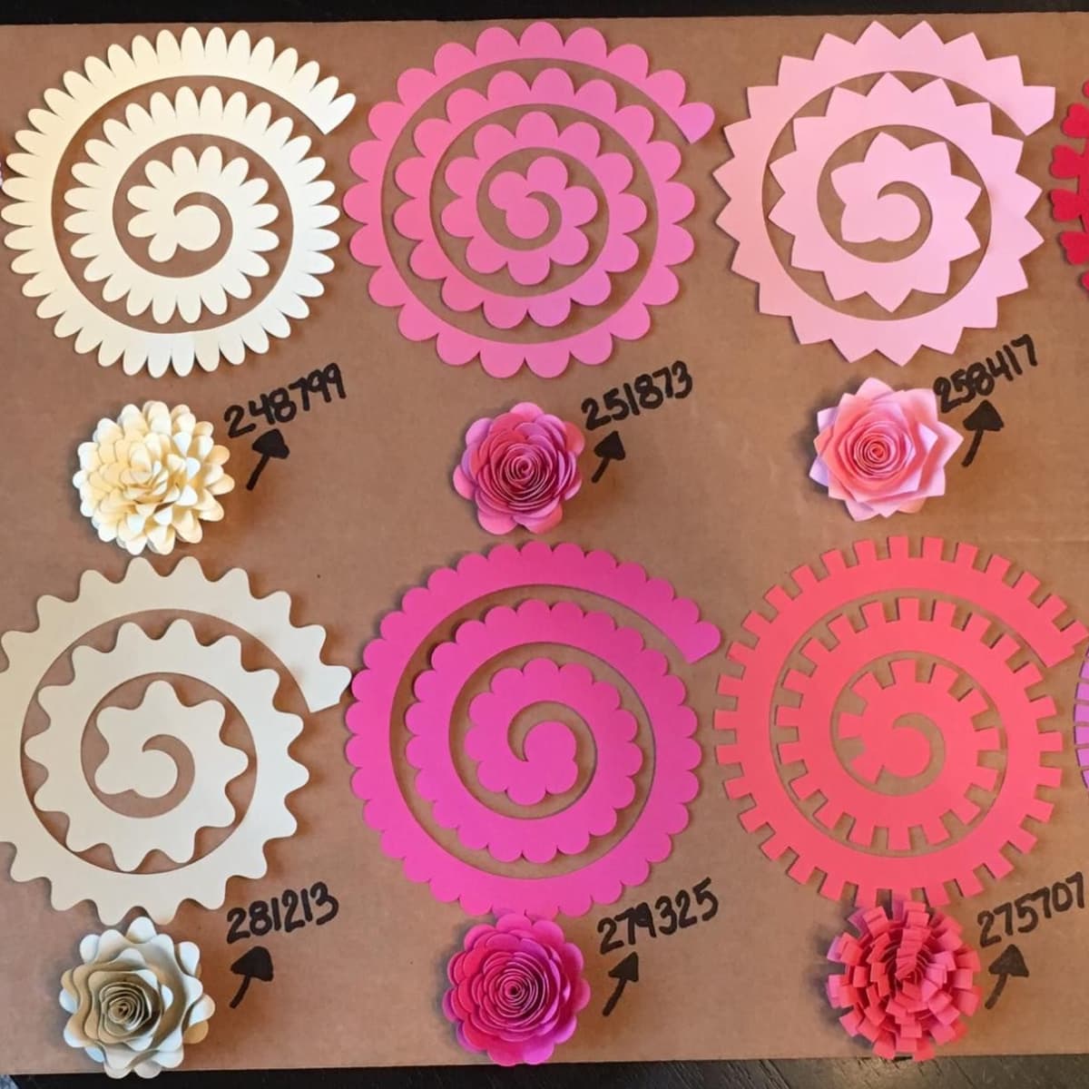 Rolled Flowers SVG 9 Rolled Paper Flower Templates Ubicaciondepersonas cdmx gob mx