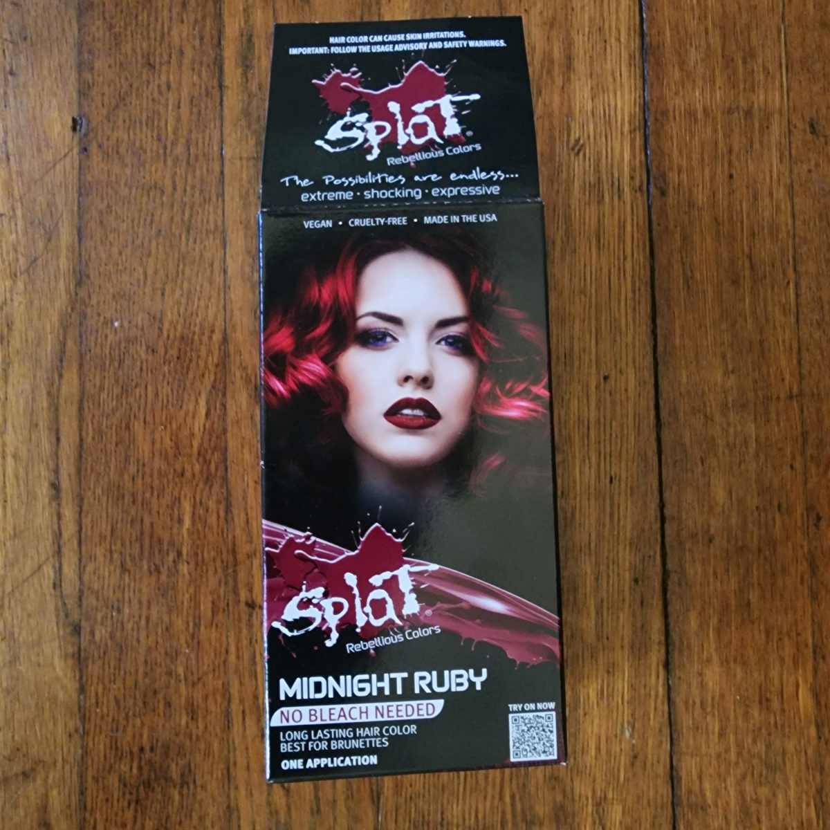 Unleash Your Inner Rebel Splat Midnight Ruby Hair Dye Review Results HubPages