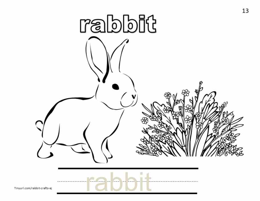 17 Easy Rabbit Crafts With Printable Templates - HubPages
