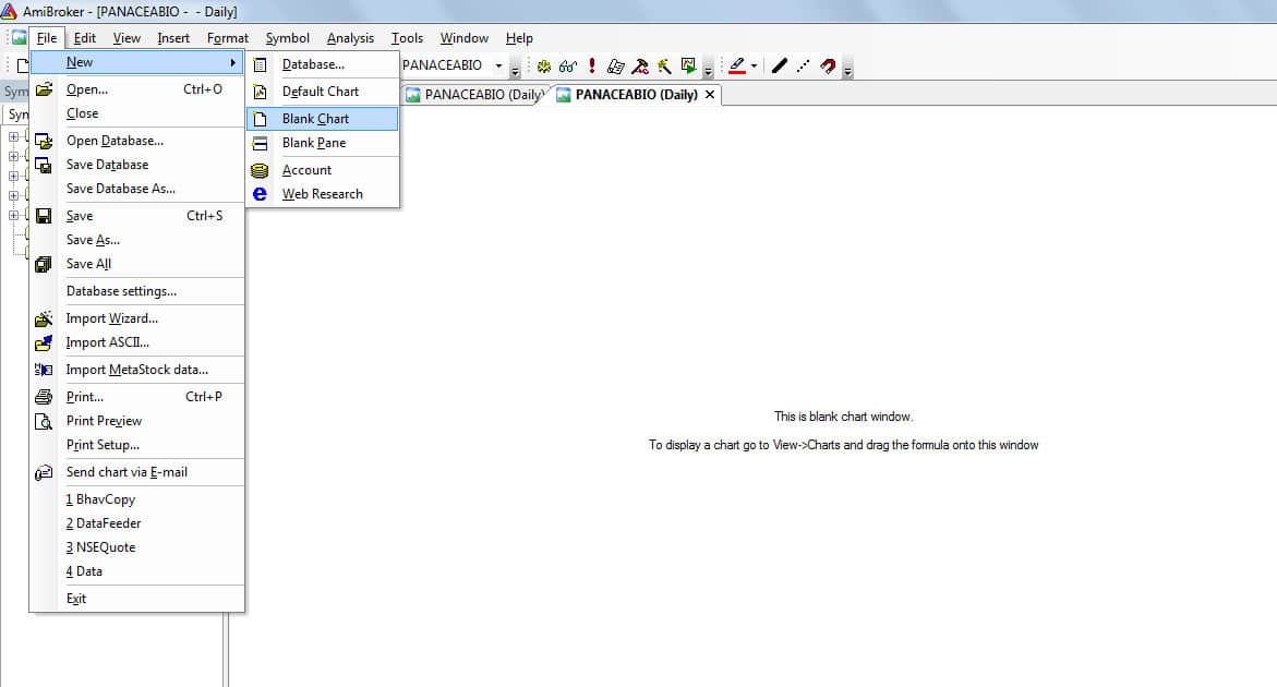 How to Import the AFL Formula in AmiBroker - HubPages