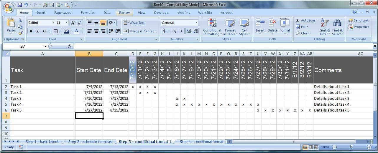 Creating An Excel Schedule Template HubPages