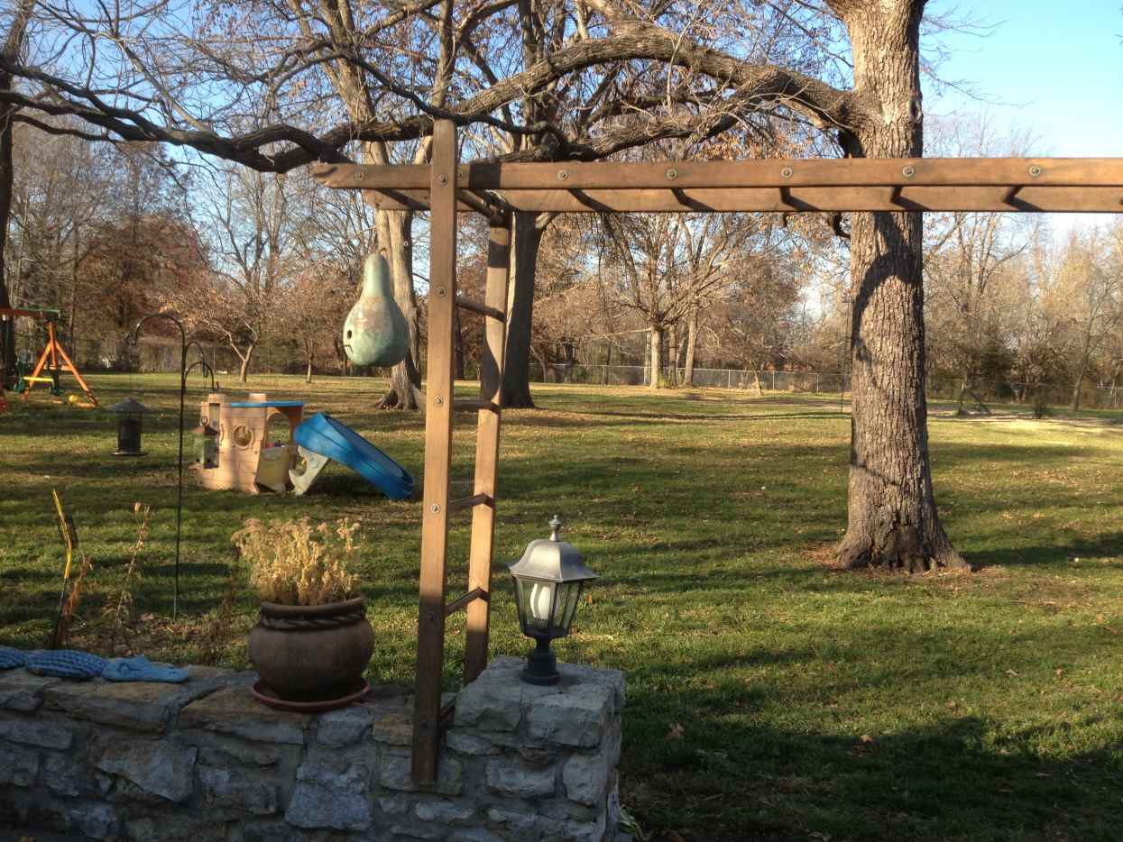 How to Upcycle an Old Ladder Into a Garden Trellis - HubPages