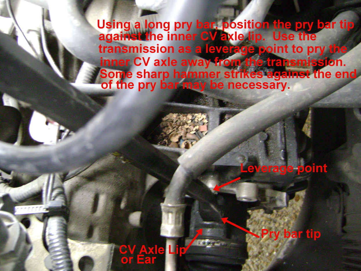 Replacing the CV Axle Shaft and Output Shaft Seal, or Replacing a CV Boot, on a Toyota Camry ...