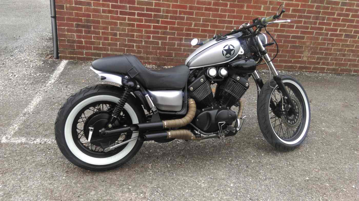 Virago 535 Bobber Build - HubPages