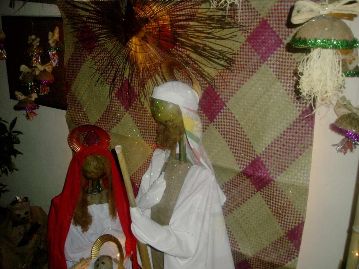 Mangers or Nativity Scene Displays Using Recycled Papers and Materials ...