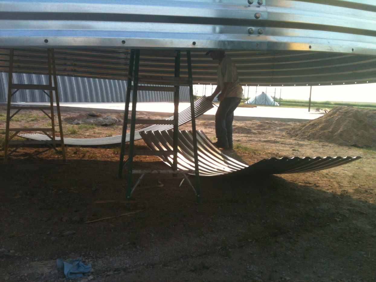 How to Build a Grain Bin--Main Rings and Ladder: An Illustrated Guide ...