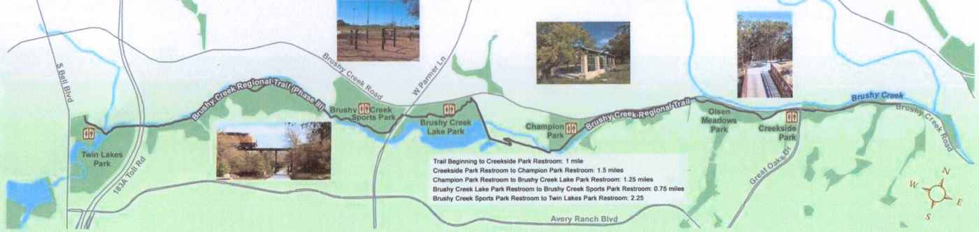 Cedar Park, TX, Brushy Creek Lake Park Regional Trail - Sports Park ...