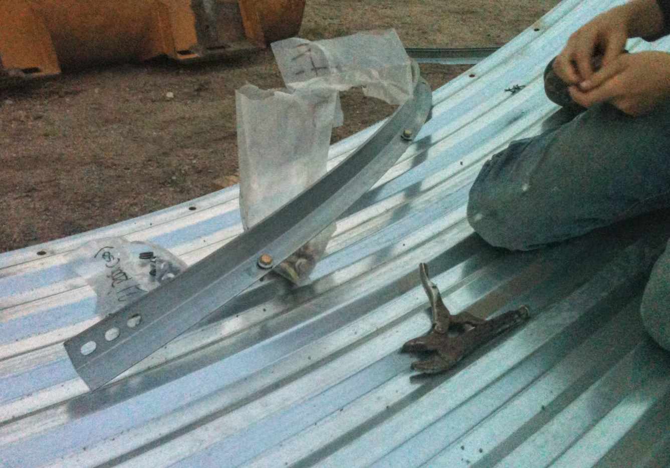 How to Build a Grain Bin--Roof, Peak Ring, Lid, Safety Ring, and Roof ...