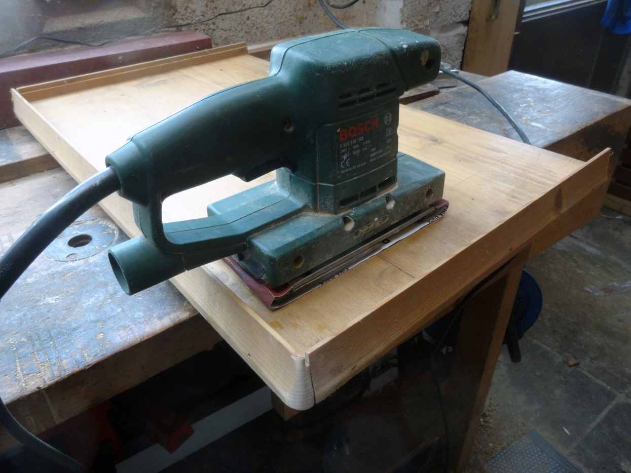 Upcycling Folding Bed Table from Hardboard Top to Solid Pine Wood Table ...