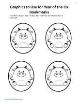 Chinese New Year Printable Bookmarks: Kids' Crafts for Year of the Ox ...