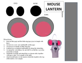 Printable Mouse Patterns With Simple Shapes for Kids' Crafts - HubPages