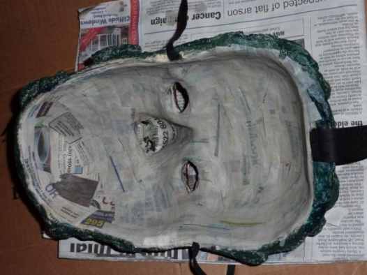 Making A Green Man Mask - HubPages