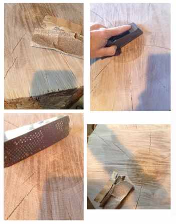 DIY Gold Tree Stump Table - HubPages