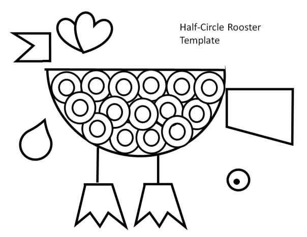 rooster coloring pages printable