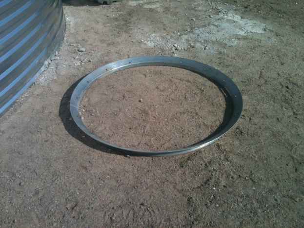 How to Build a Grain Bin--Roof, Peak Ring, Lid, Safety Ring, and Roof ...