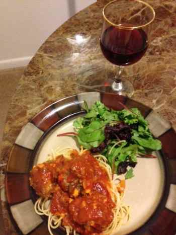 Cheesy Spaghetti & Meatball Recipe - Cooking with the Electric Power ...