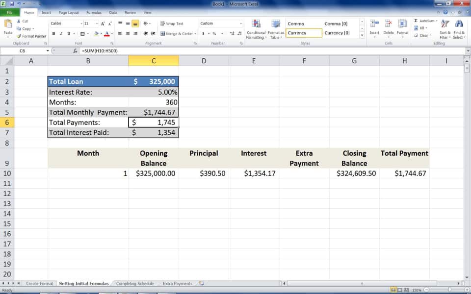 Mortgage Loan Calculator Using Excel - HubPages